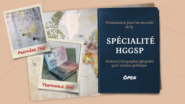 Spécialité HGGSP première