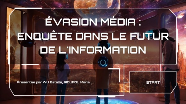 penser au média du futur escape game | Genially