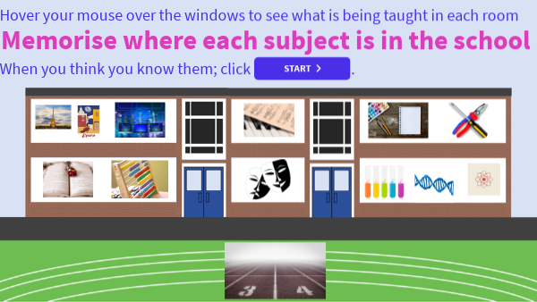 Las Asignaturas (School Memory Game) | Genially