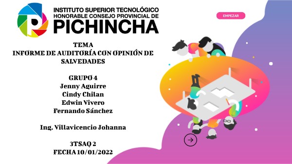 INFORME AUDITORÍA CON OPINIÓN DE SALVEDADES | Genially