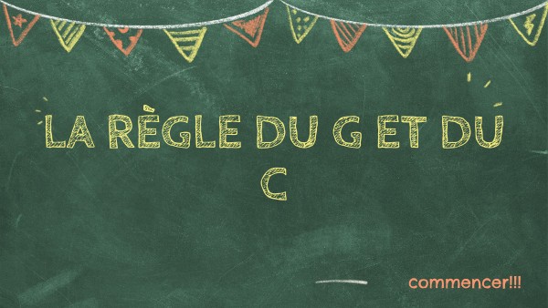 Règle du G et du C | Genially