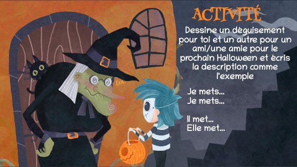 Mon déguisement d'Halloween
