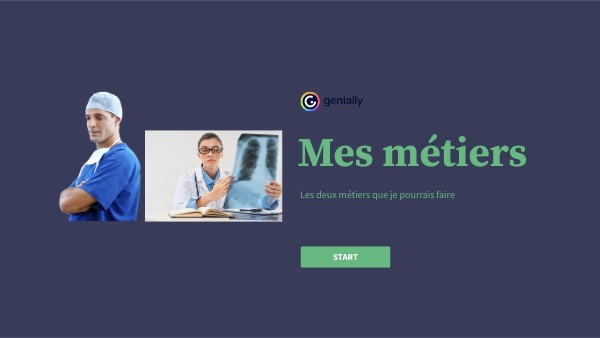 Les métiers | Genially