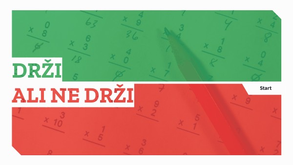 DRŽI ALI NE DRŽI | Genially