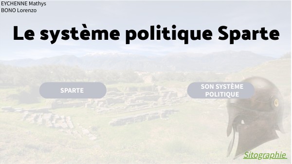 le système politique Sparte | Genially
