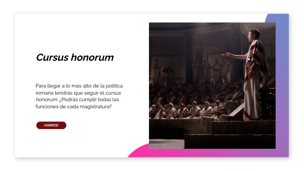 Copia - Cursus honorum