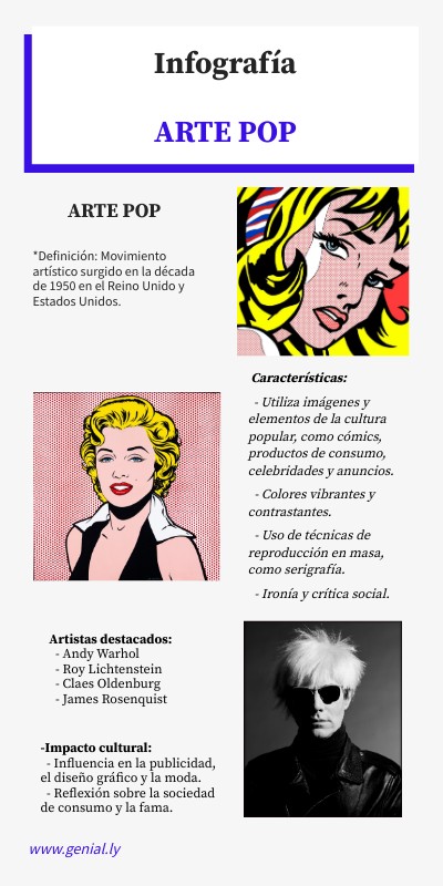 Infografía Arte Pop Barros Macedo Santiago Camilo 503 | Genially