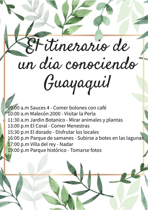 Itinerario | Genially