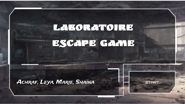 Laboratoire ESCAPE GAME | Genially