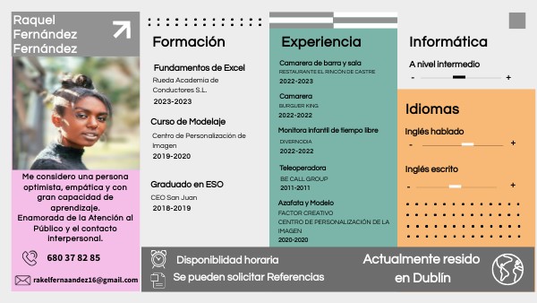 CV RAQUEL INGLÉS | Genially
