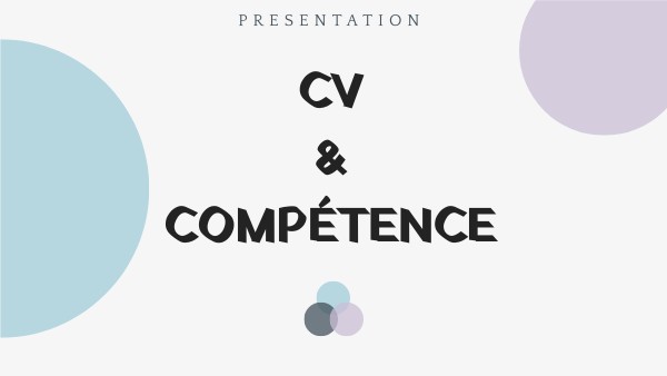 LE CV | Genially
