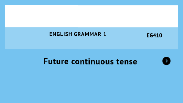 Future continuous tense | Genially