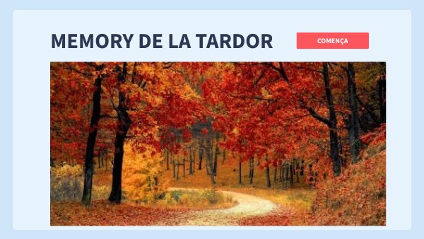 Memory de la tardor | Genially