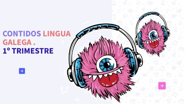 CONTIDOS 1º TRIMESTRE LINGUA GALEGA | Genially