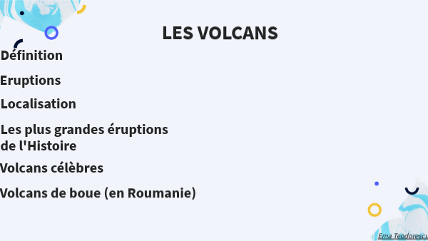 Les volcans | Genially