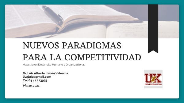 Introducción a la competividad | Genially