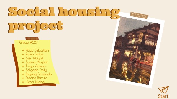Social housing project Group#26