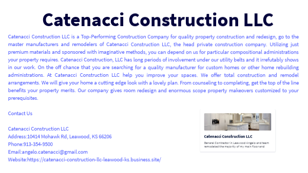 Catenacci Construction LLC