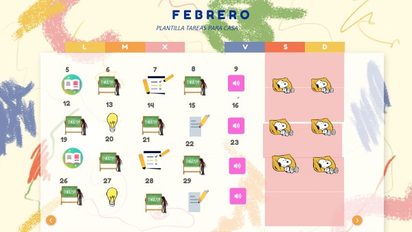 TAREAS PARA CASA FEBRERO | Genially