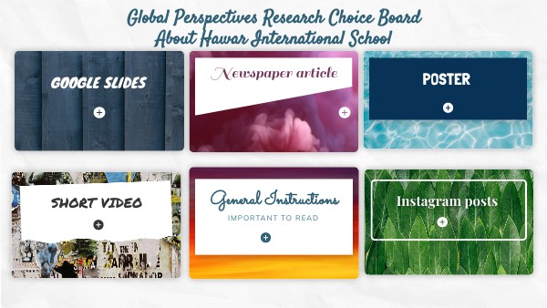 CHOICE BOARD GP | Genially