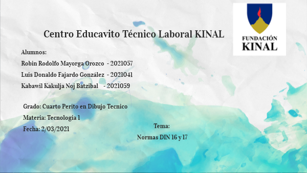 DIN 16 Y 17 | Genially