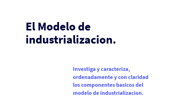 Modelo de industrialización ISI | Genially