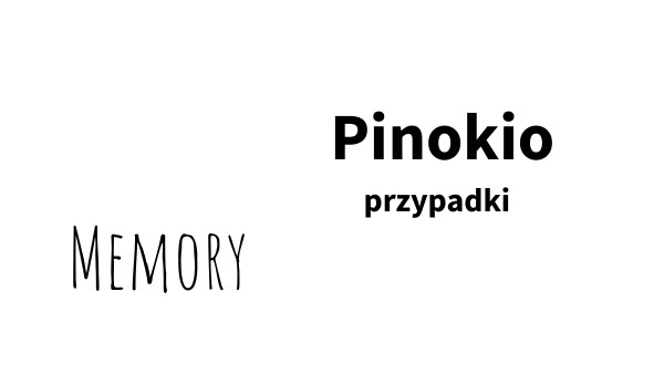 Pinokio MEMORY | Genially