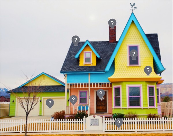 Up house - vocabulary | Genially