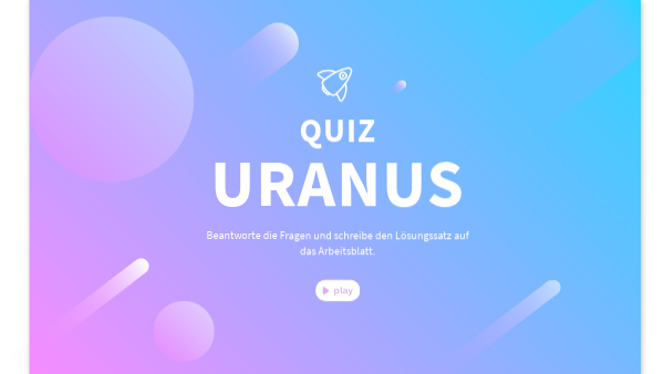 Uranus-Quiz | Genially