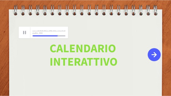 CALENDARIO INTERATTIVO | Genially