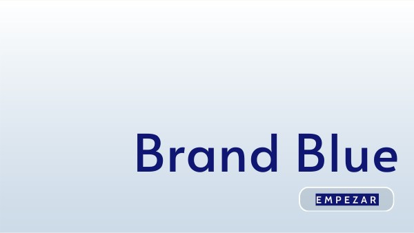Brand Blue_Inicio | Genially