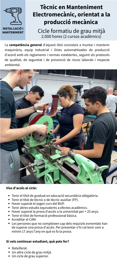 CMEL manteniment electromecànic | Genially