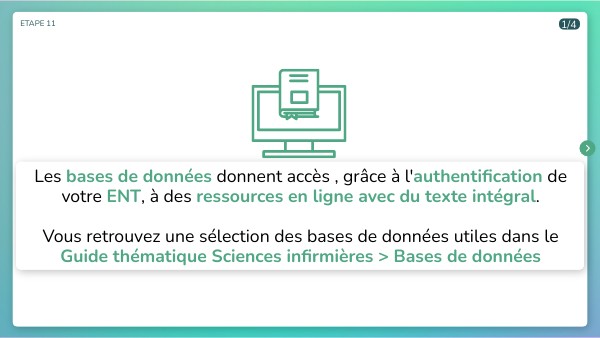 L1 Ergo - Etape : Clinical Key Nursing | Genially