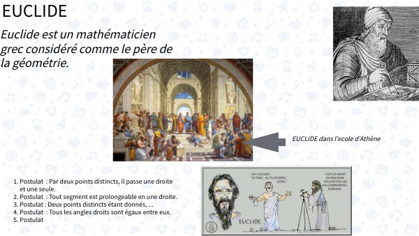 Affiche EUCLIDE | Genially