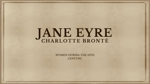 Jane Eyre | Genially