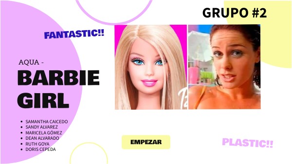 PRESENTACIÓN AQUA BARBIE GIRL | Genially