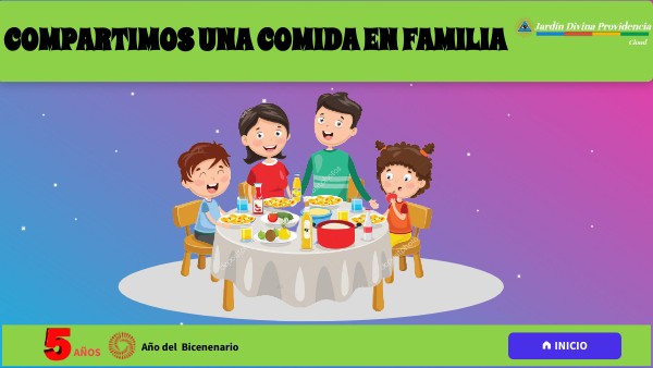 compartimos una comida en familia. | Genially