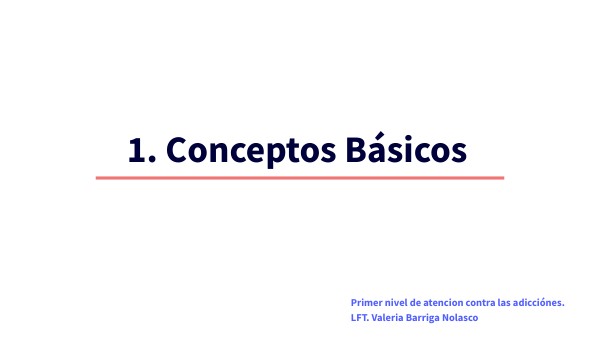 1. Conceptos Básicos