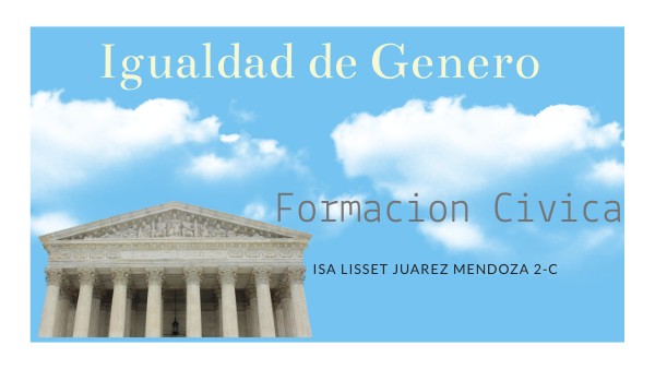 igualdad de genero | Genially
