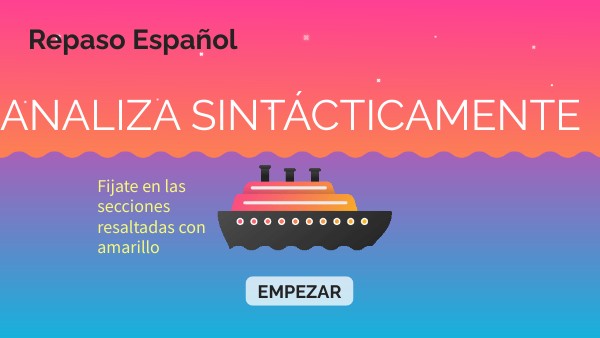 ESPAÑOL REPASO 3 | Genially