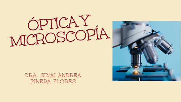 Óptica y microscopía | Genially