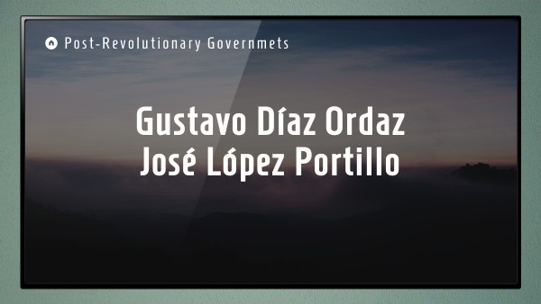 Post-Revolutionary Governments