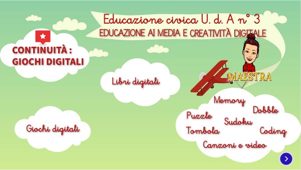 UDA n° 3: "Educazione ai Media e Creatività Digitale" | Genially