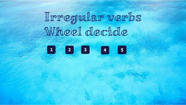 irregular verbs | Genially