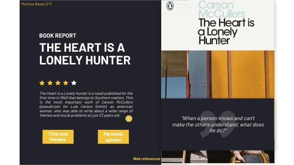 BOOK REVIEW, The Heart is a Lonely Hunter | Genially