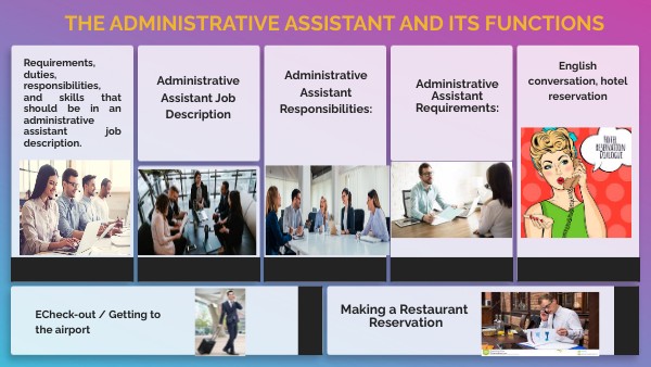 THE ADMINISTRATIVE ASSISTANT -FUNCTIONS