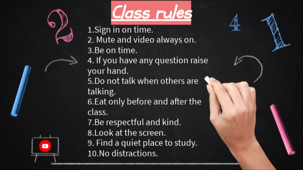 Classroom rules. | Genially