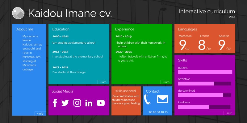CV SQUARES | Genially