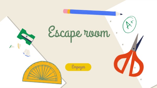 ESCAPE ROOM | Genially