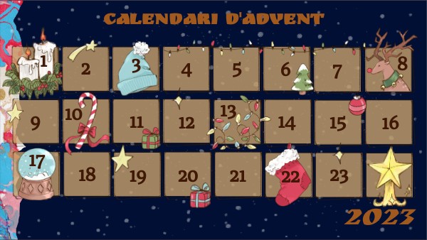 CALENDARI ADVENT familiar
